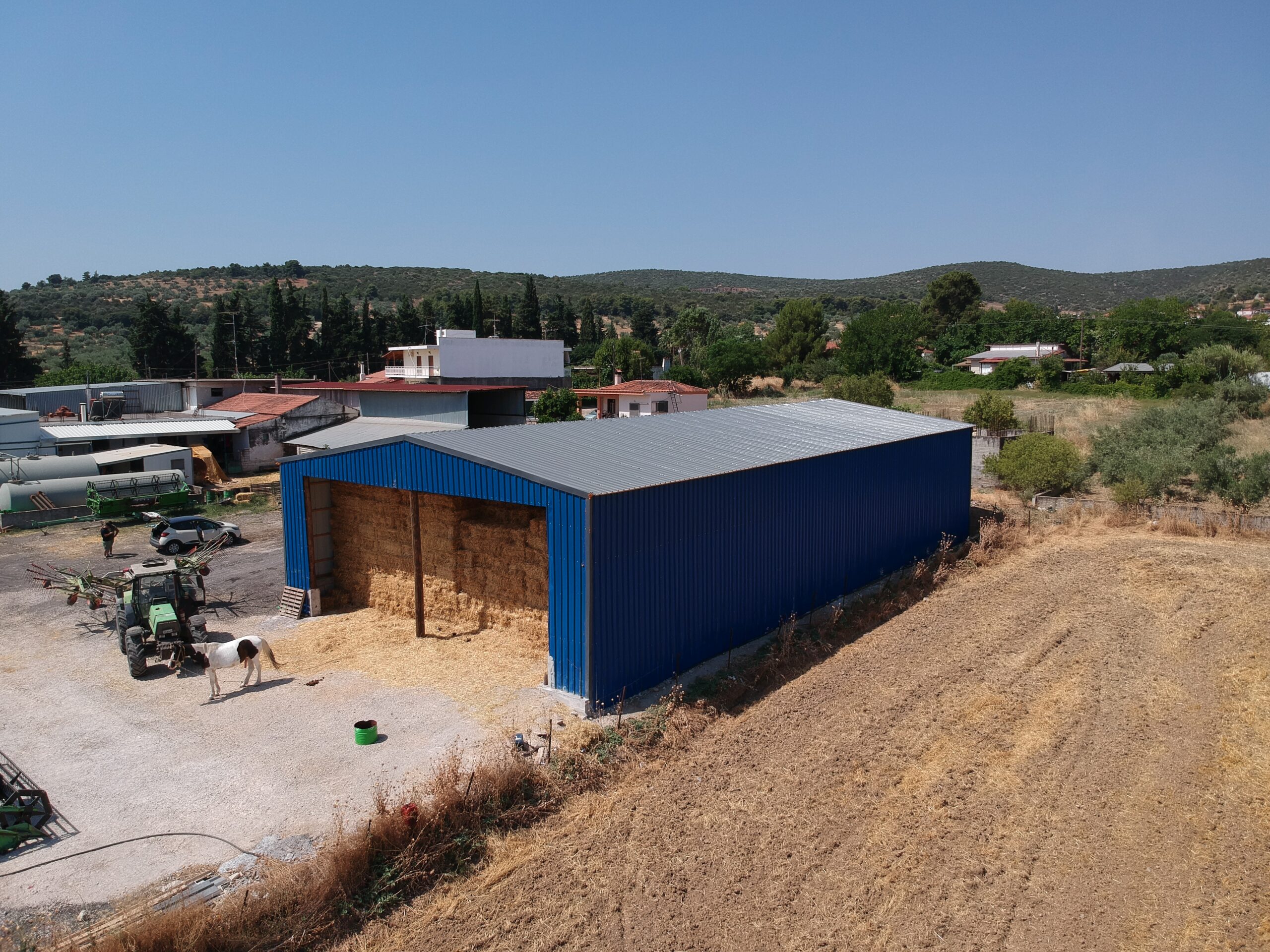 ΣΧΗΜΑΤΑΡΙ 30 x 16 - Γκαζγκάνης- Κτηνοτροφικες μοναδες, υποστεγα, σκεπές