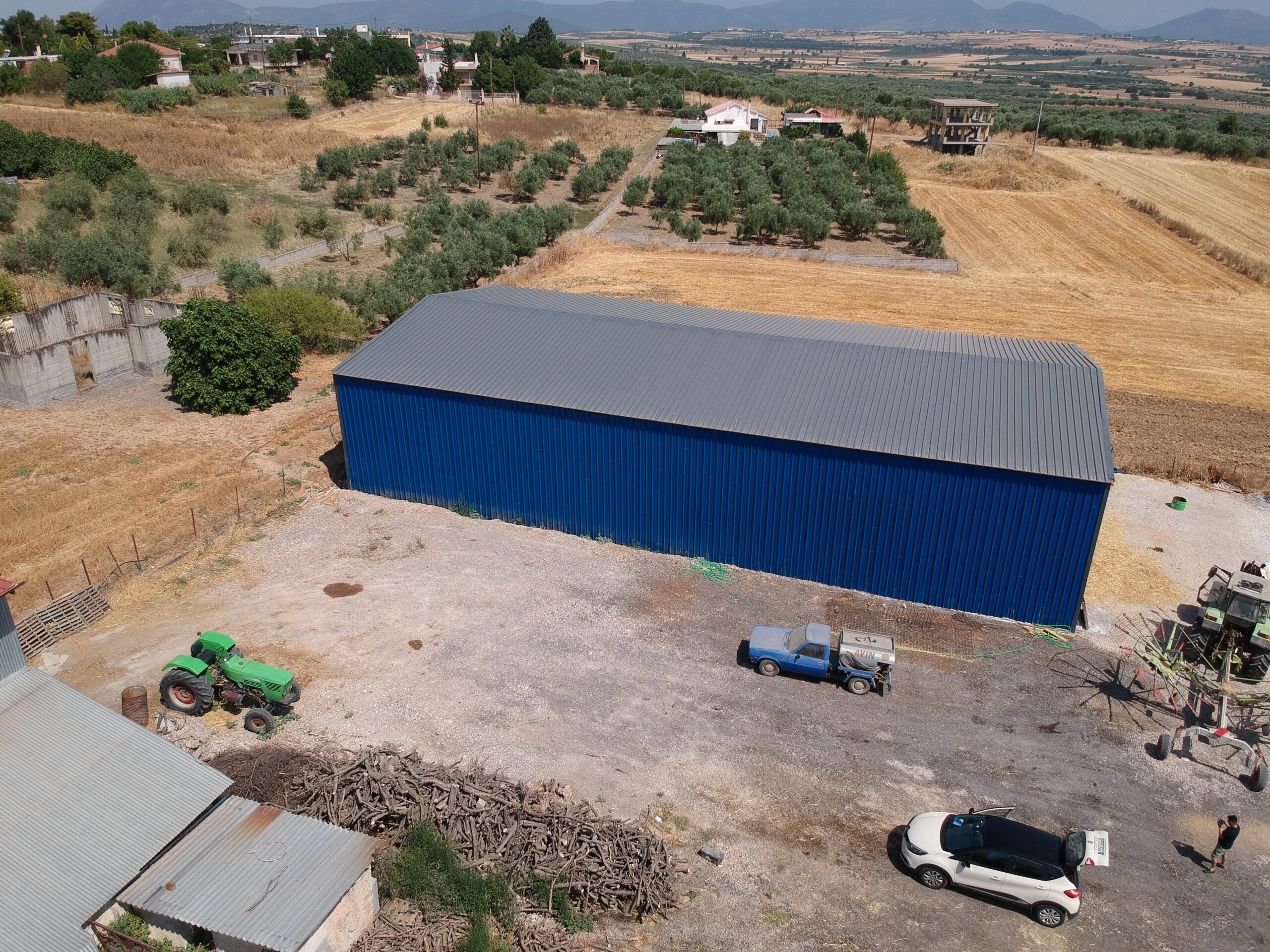 ΣΧΗΜΑΤΑΡΙ 30 x 16 - Γκαζγκάνης- Κτηνοτροφικες μοναδες, υποστεγα, σκεπές